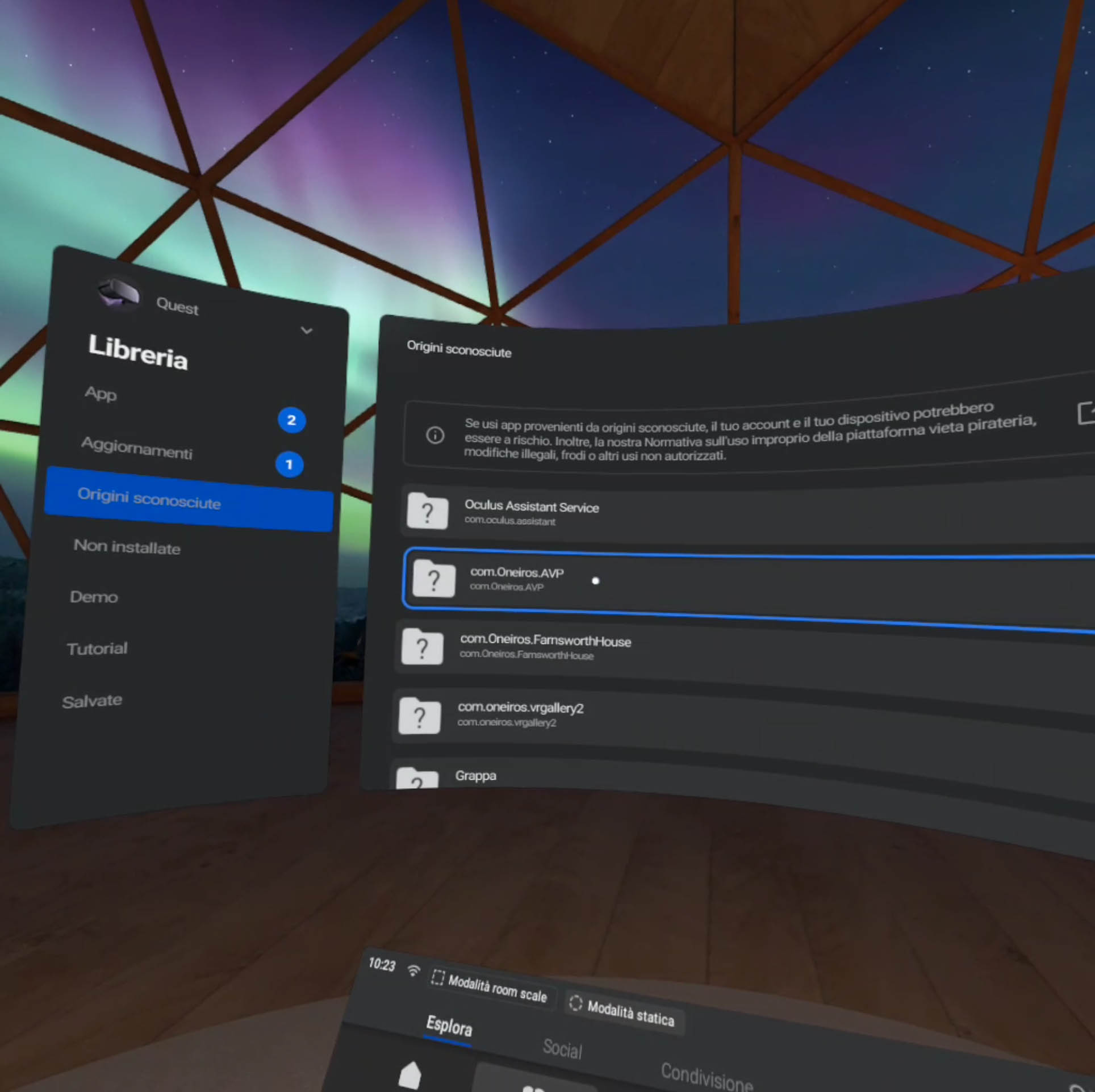 The easiest way to install Sideload or unknown App on Oculus Quest and Oculus Go | Oneirosvr